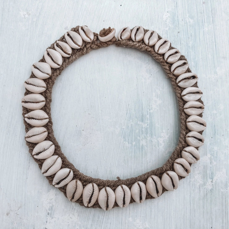 Vintage Cowrie Shell Necklace