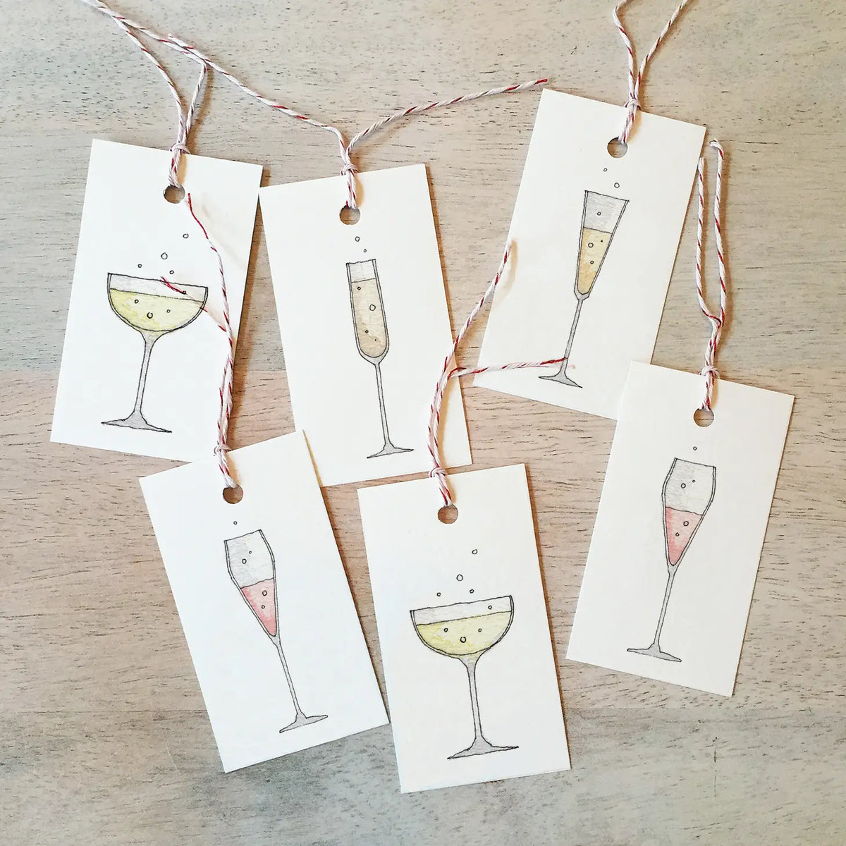 Champagne Gift Tags