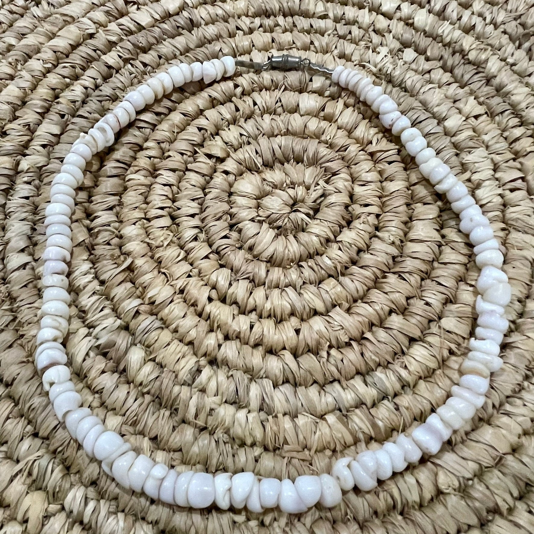 Natural Shell Bead Necklace– Travel and Tide