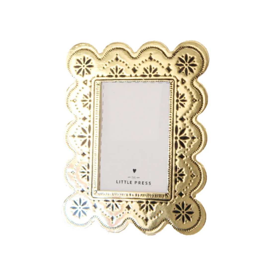 Faux Tin Gold Biscuit Frame