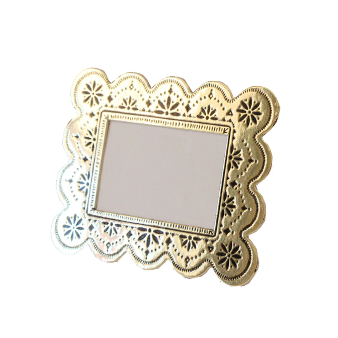 Faux Tin Gold Biscuit Frame